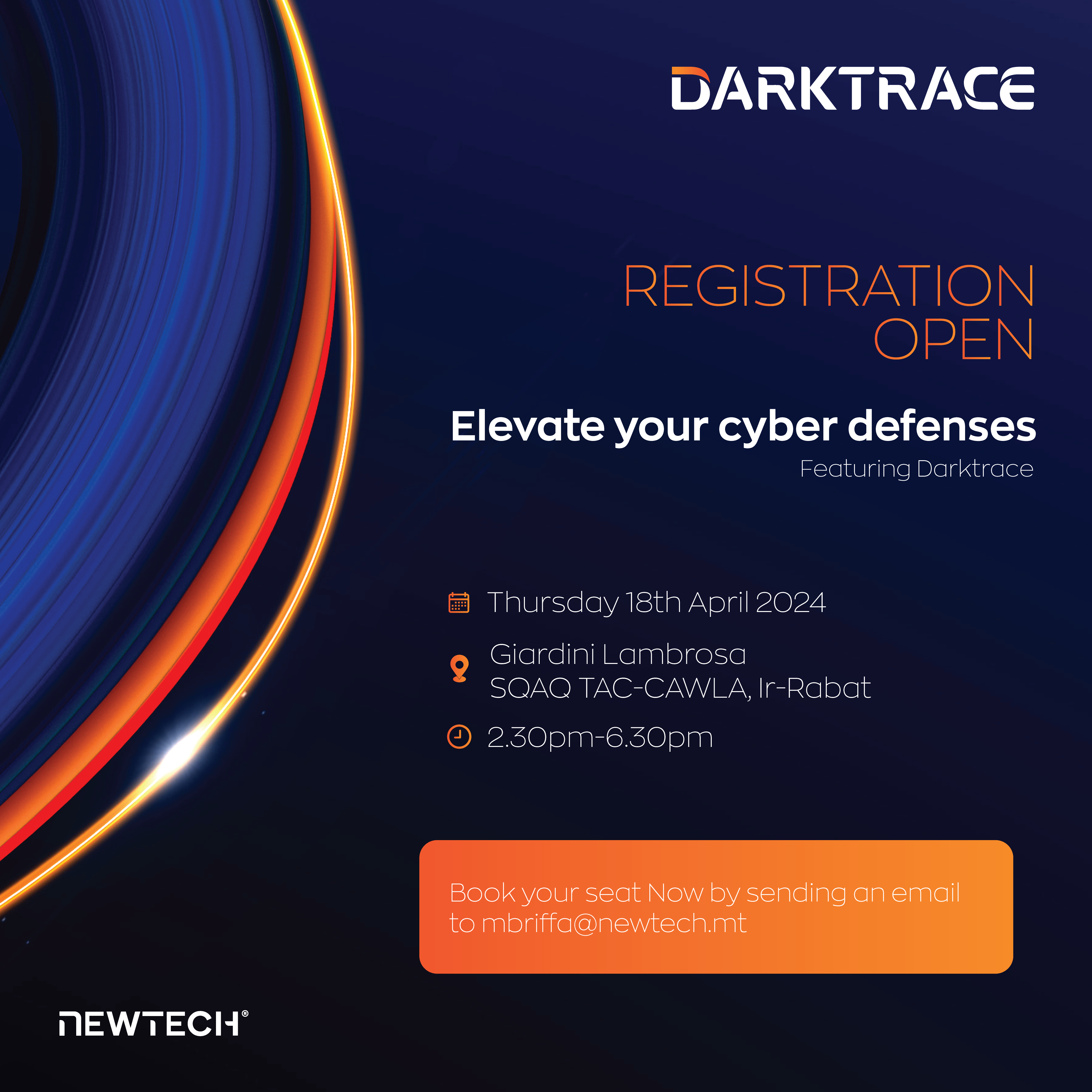 Newtech Darktrace Cybersecurity Event 2024 - Newtech
