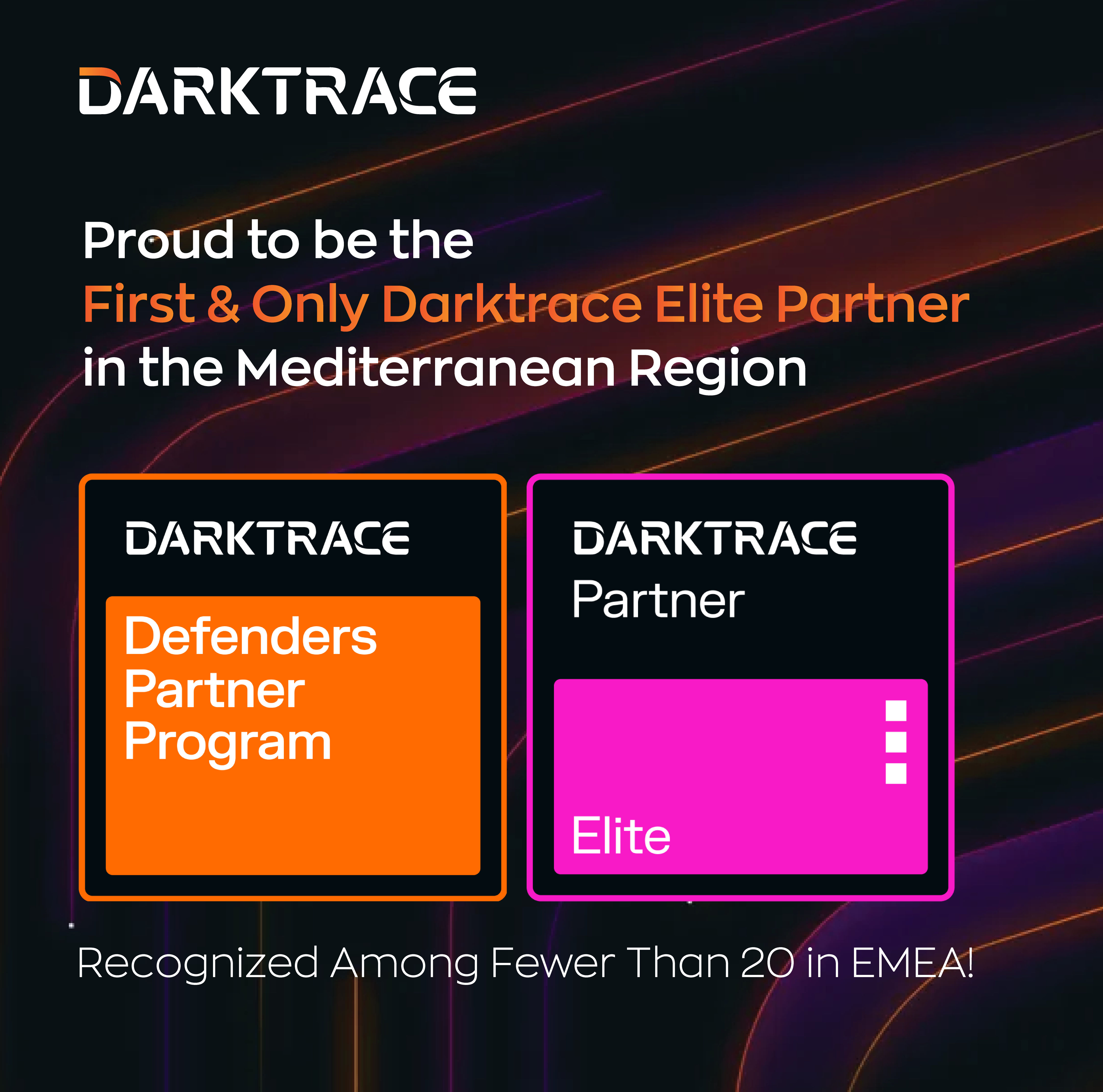 First Darktrace Elite Partner in the Mediterranean - Newtech